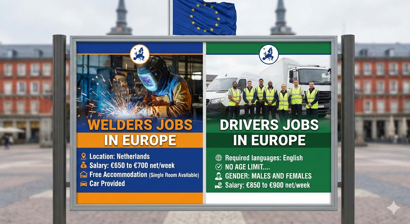 Welding and Drivers Job in Europe - EvolutionBoulders